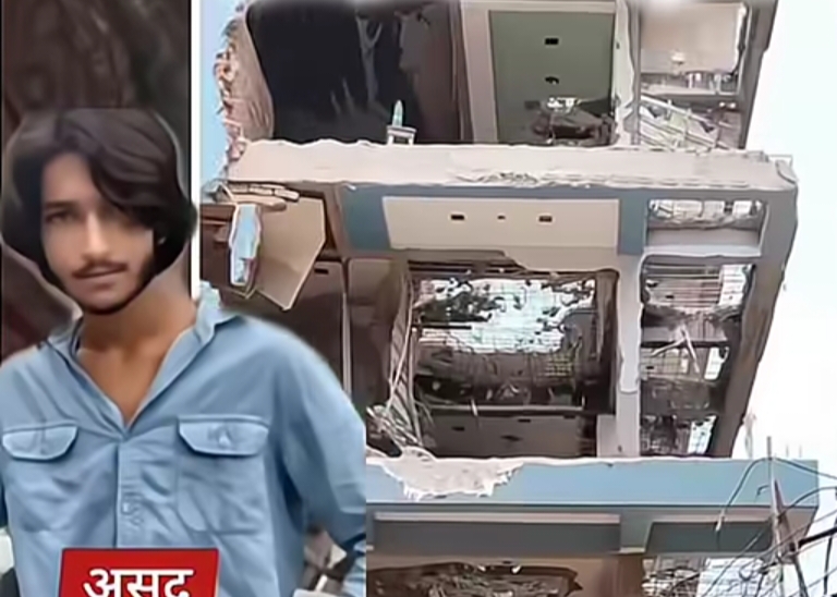 House of late Asad, killed in police firing , who brutally murdered ...